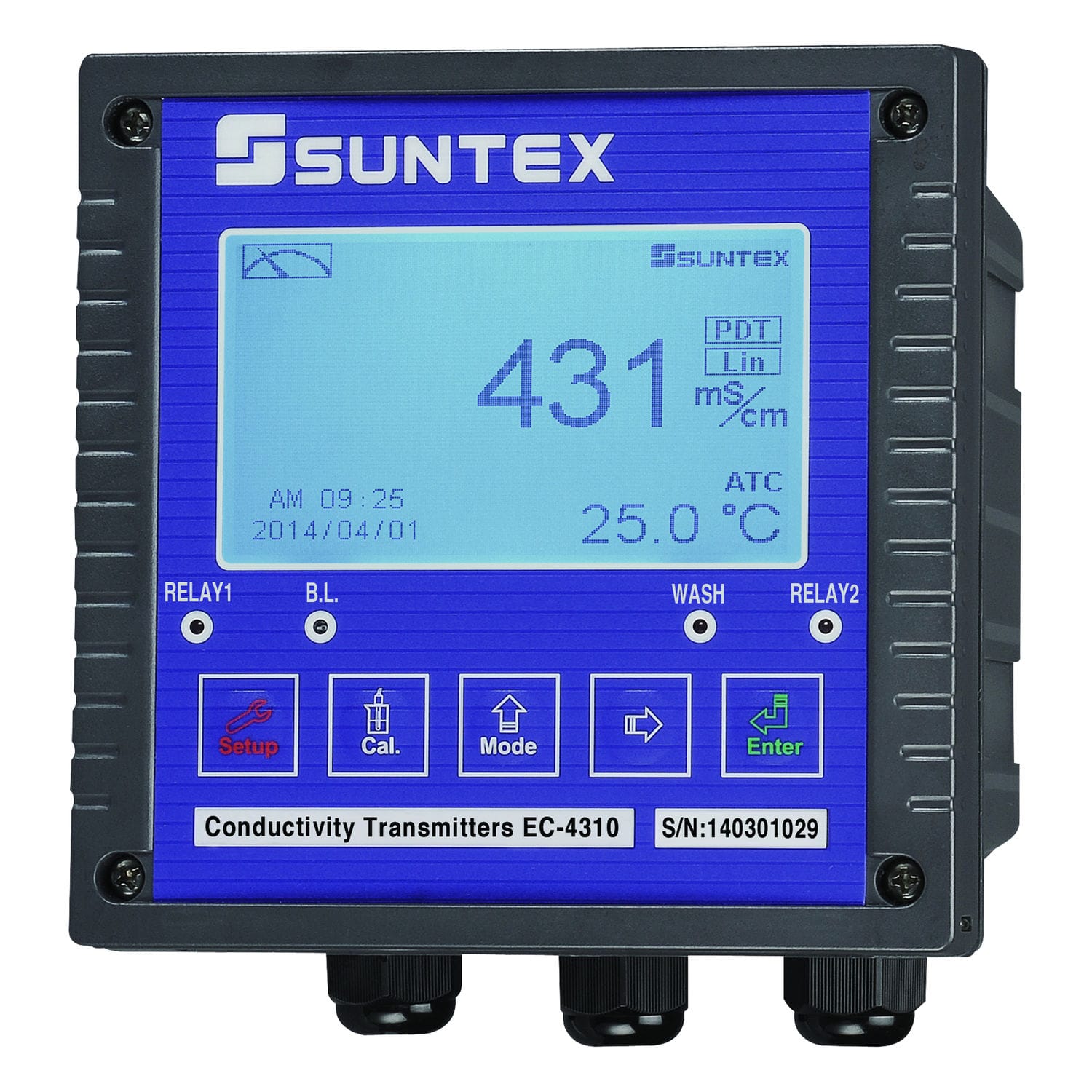 Conductivity transmitter - EC-4310 - Suntex Instruments - for water ...