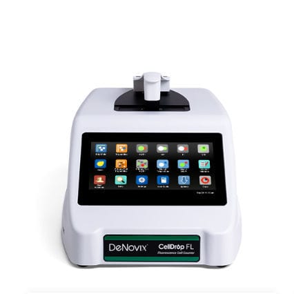 Automated cell counter - CellDrop BF - DeNovix - benchtop / fluorescence