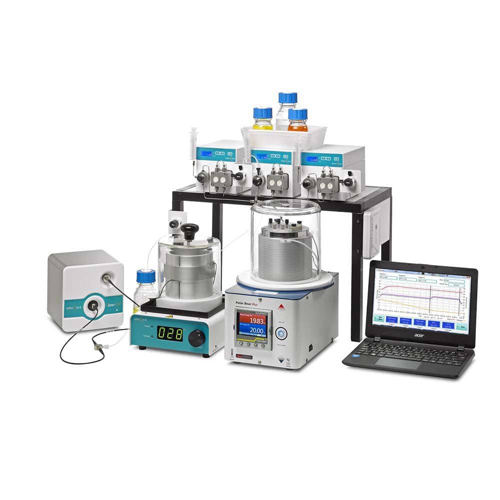 Laboratory reactor - FlowLab - Asynt - flow chemistry / automated / glass