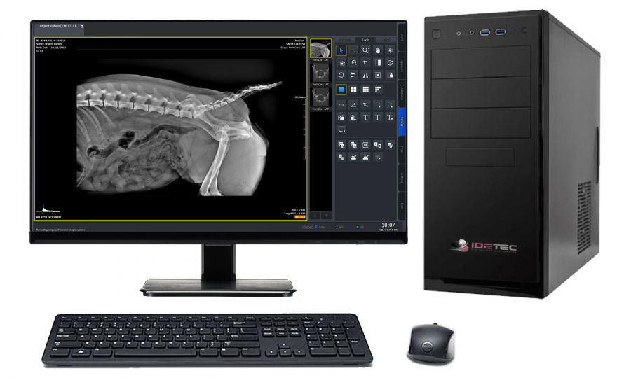 Veterinary imaging computer workstation - IDeVet Digital Veterinarian ...