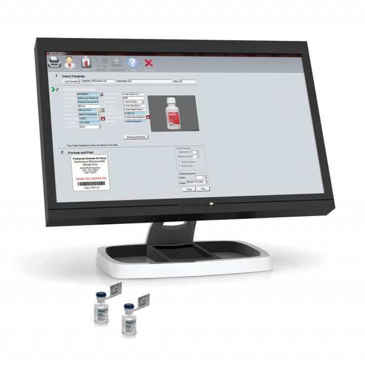 Medication management software - AutoLabel® - Talyst - barcode label