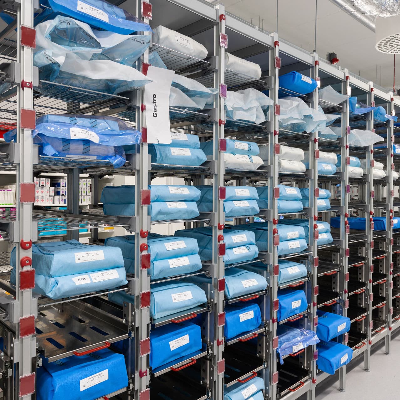 Modular storage rack - SLS-CSPS - Pegasus Medical Concepts - stainless ...