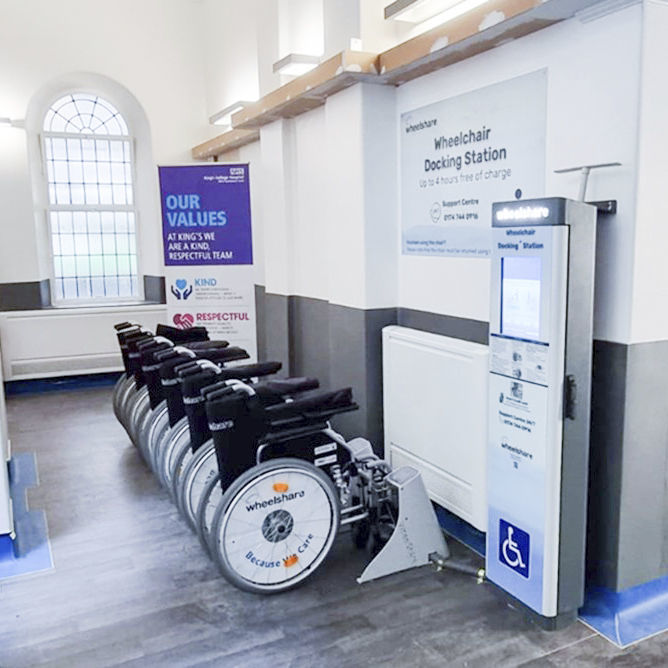 Wheelchair interactive terminal - WHEELSHARE - Pegasus Medical Concepts