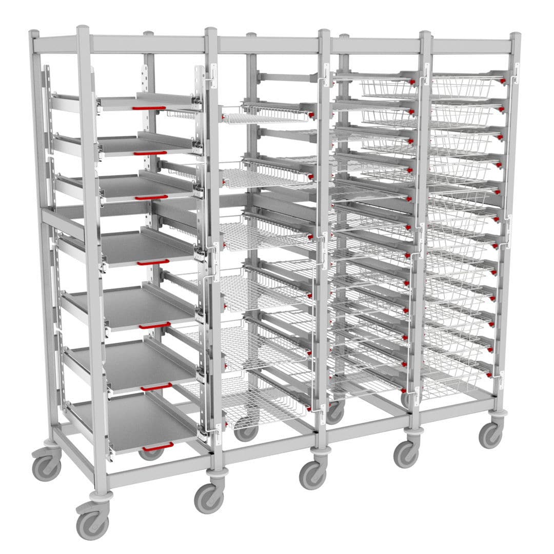 Modular shelving unit - Salus Cart CSSD - Pegasus Medical Concepts ...