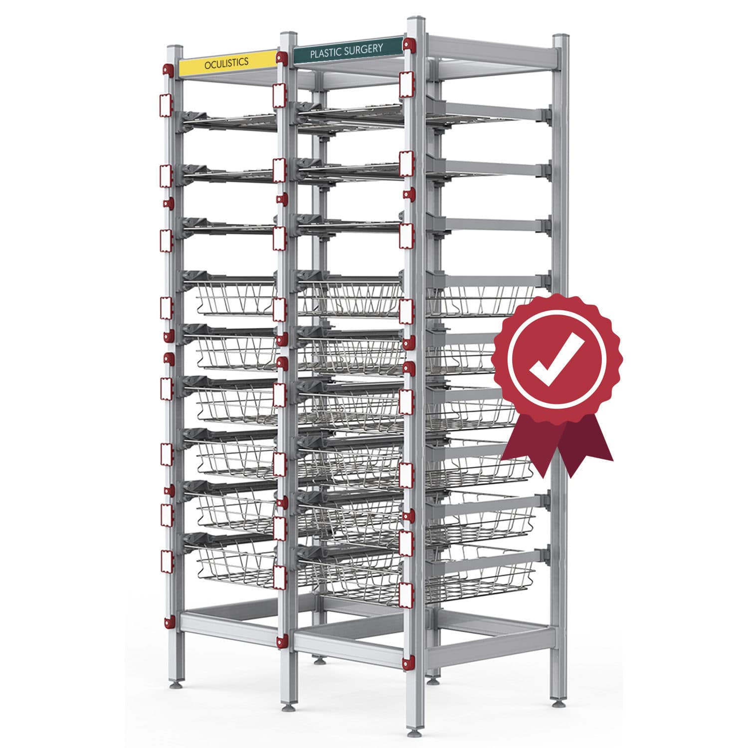 Modular shelving unit - SALUS CSSD + NO-Touch - Pegasus Medical ...