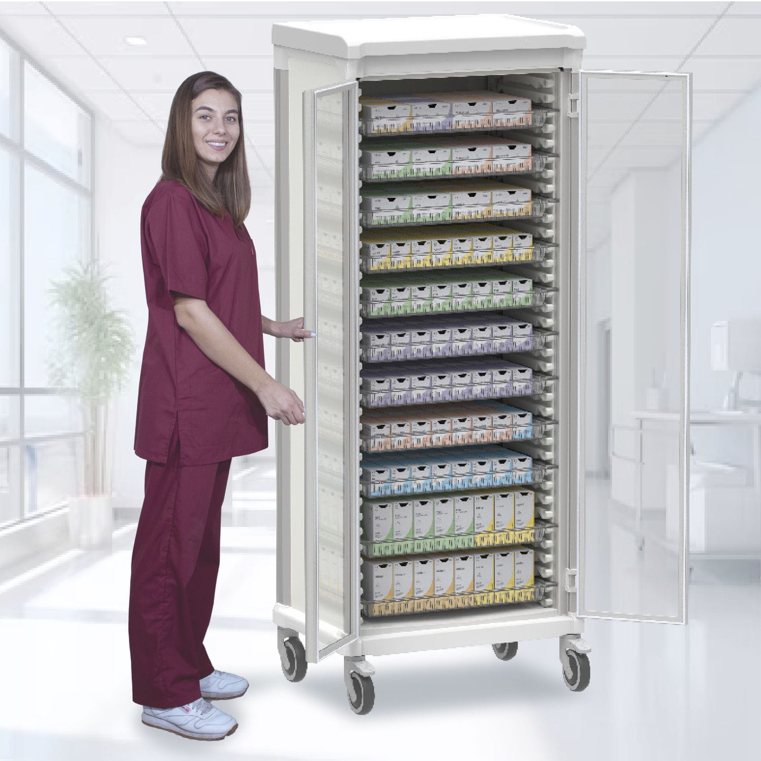 Suture cart - ClearView - Pegasus Medical Concepts - medical / surgical ...