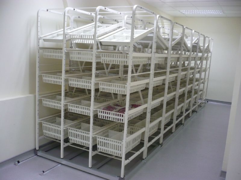 Modular shelving unit - Pegasus Medical Concepts - for basket storage ...