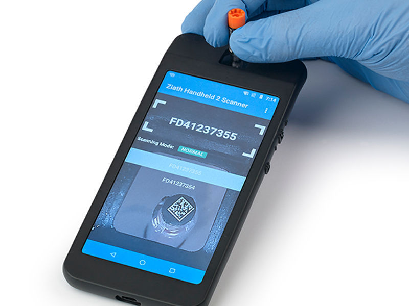 Tube barcode reader - Ziath - Azenta life sciences - 2D / portable / handheld