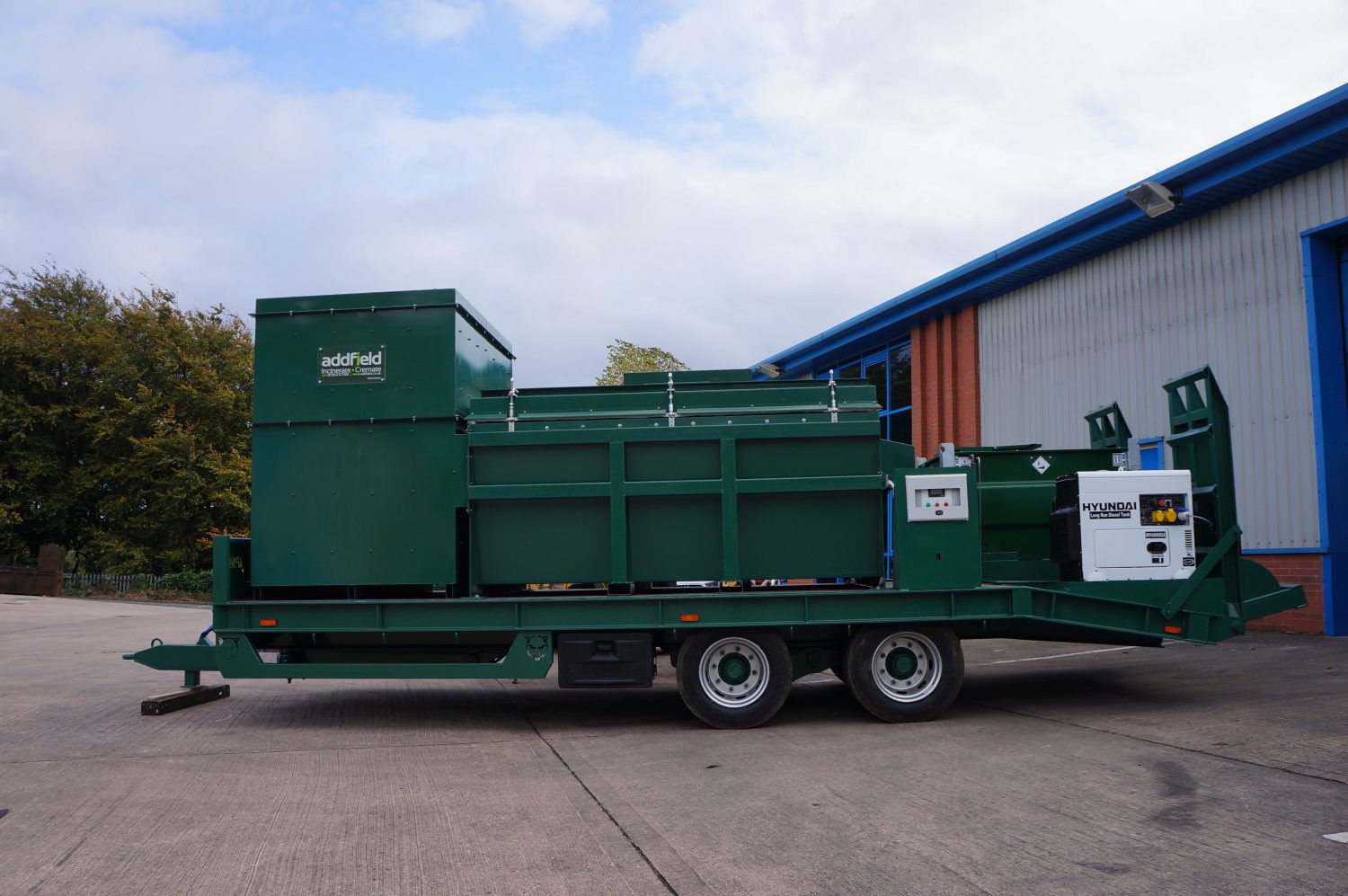 Large animal incinerator - Addfield Environmental Systems - waste / mobile