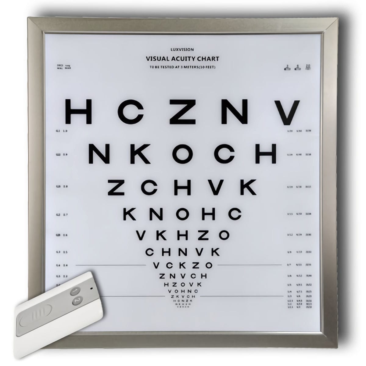 Illuminated eye chart - CP-4000 - US Ophthalmic