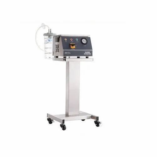 Electric surgical suction pump - VE-01 - Supreme Enterprises - on casters