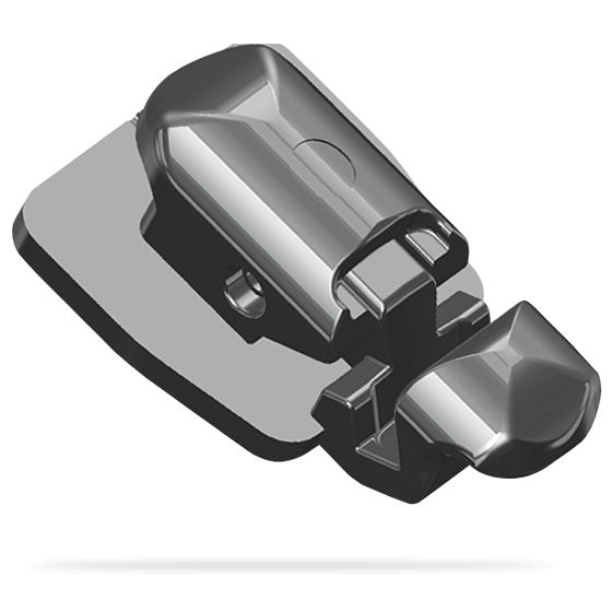 Aesthetic orthodontic bracket - Alias™ - Ormco - self-ligating / lingual