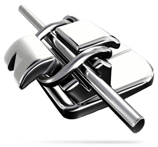 Metal orthodontic bracket - STB™ - Ormco - aesthetic / lingual