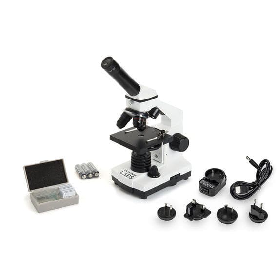Compound microscope - LABS CM400 - Celestron - laboratory / monocular ...