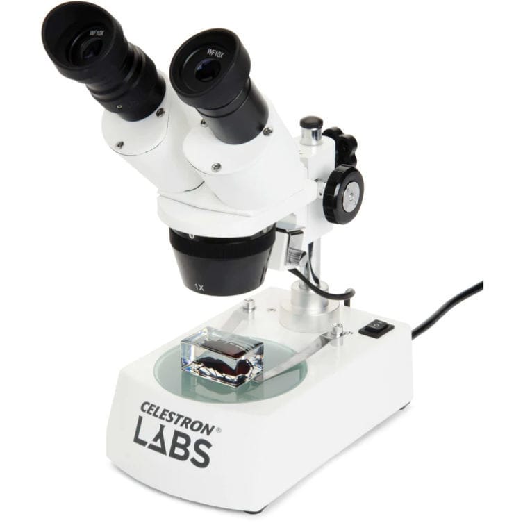 Optical stereo microscope - LABS S10-60 - Celestron - laboratory / for ...