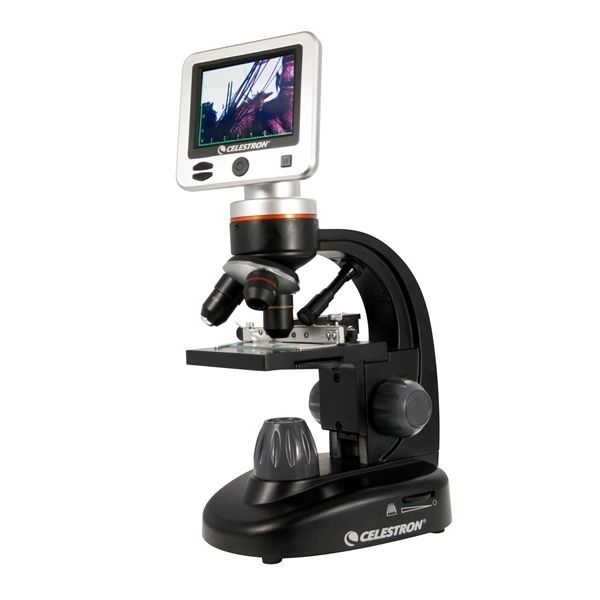 Digital microscope - 44341 - Celestron - biological / upright / benchtop