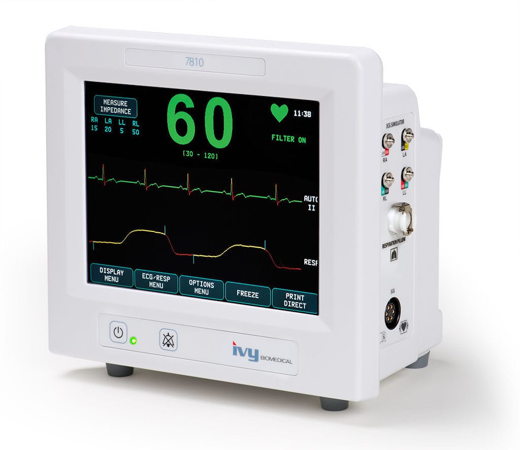 Tabletop patient monitor - 7810 - Ivy Biomedical Systems Inc - ECG ...