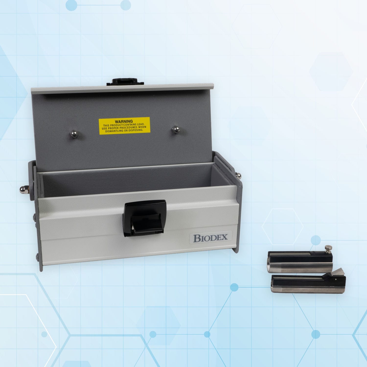 Transport container - MIE - syringe / tungsten / shielded