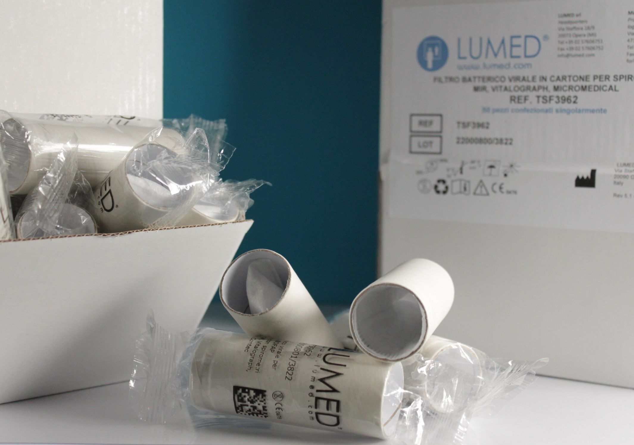 Antibacterial filter - EUROSPIRO - LUMED - antiviral / air / for ...