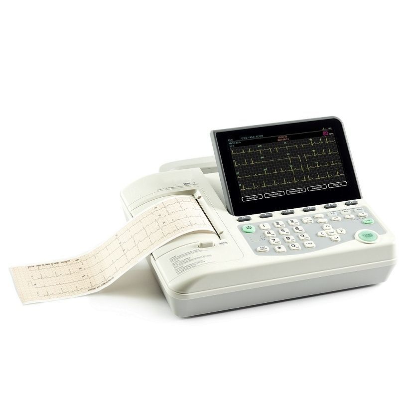 Resting electrocardiograph - EUROECG 301 - LUMED - 3-channel / digital ...