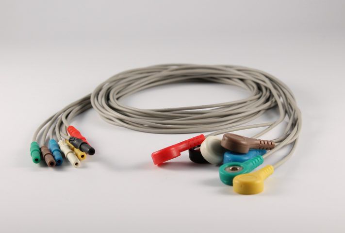 Cardiac Holter monitor ECG cable - EUROLINK - LUMED