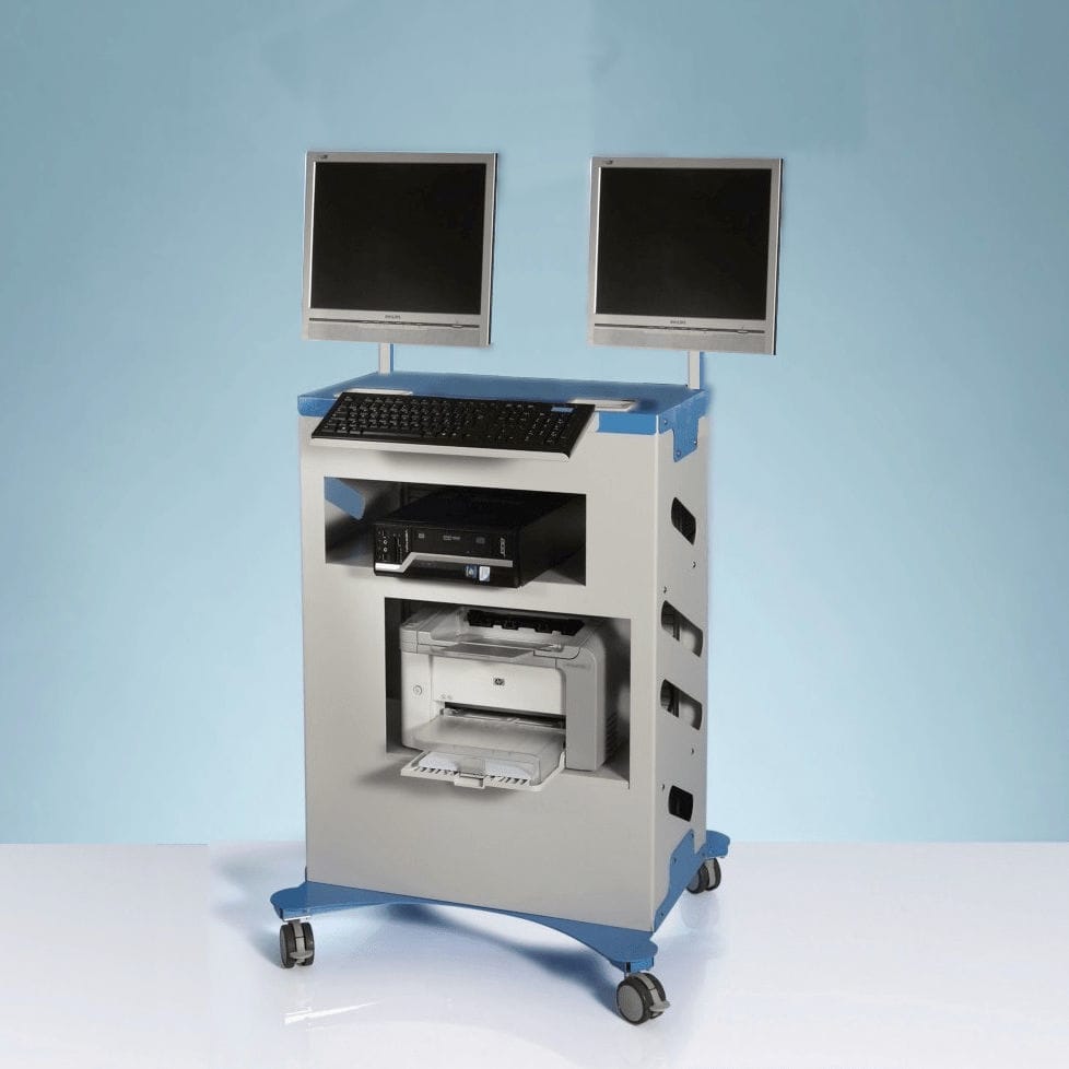 Panel PC computer cart - EUROCART 6000 - LUMED