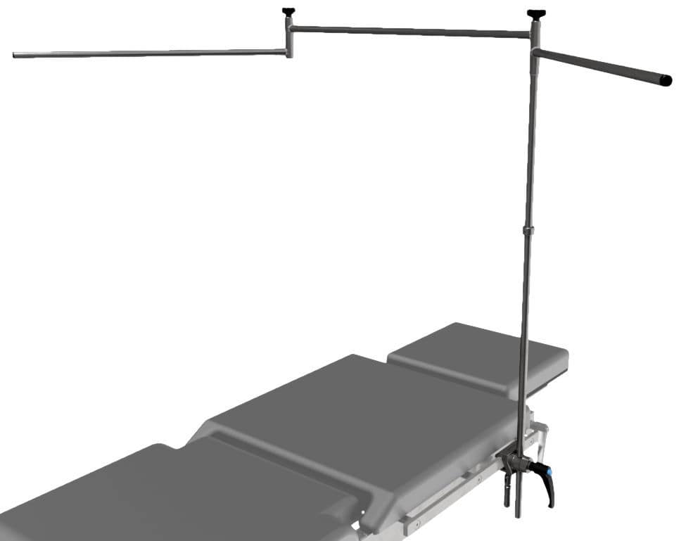 L-hape anesthesia screen - A02/L - Nuova BN