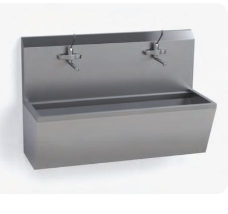 2-bay surgical sink - SUR-SINK2 - Nuova BN - stainless steel