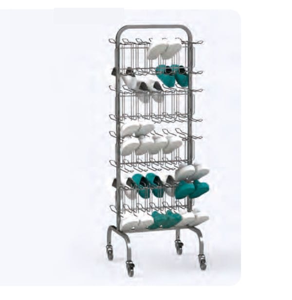Shoe rack - PZ - Nuova BN - operating room / laboratory / storage