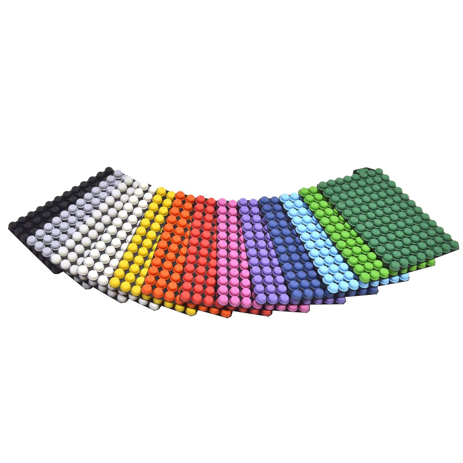 Tube cap - MICRONIC - push / TPE / 96-well