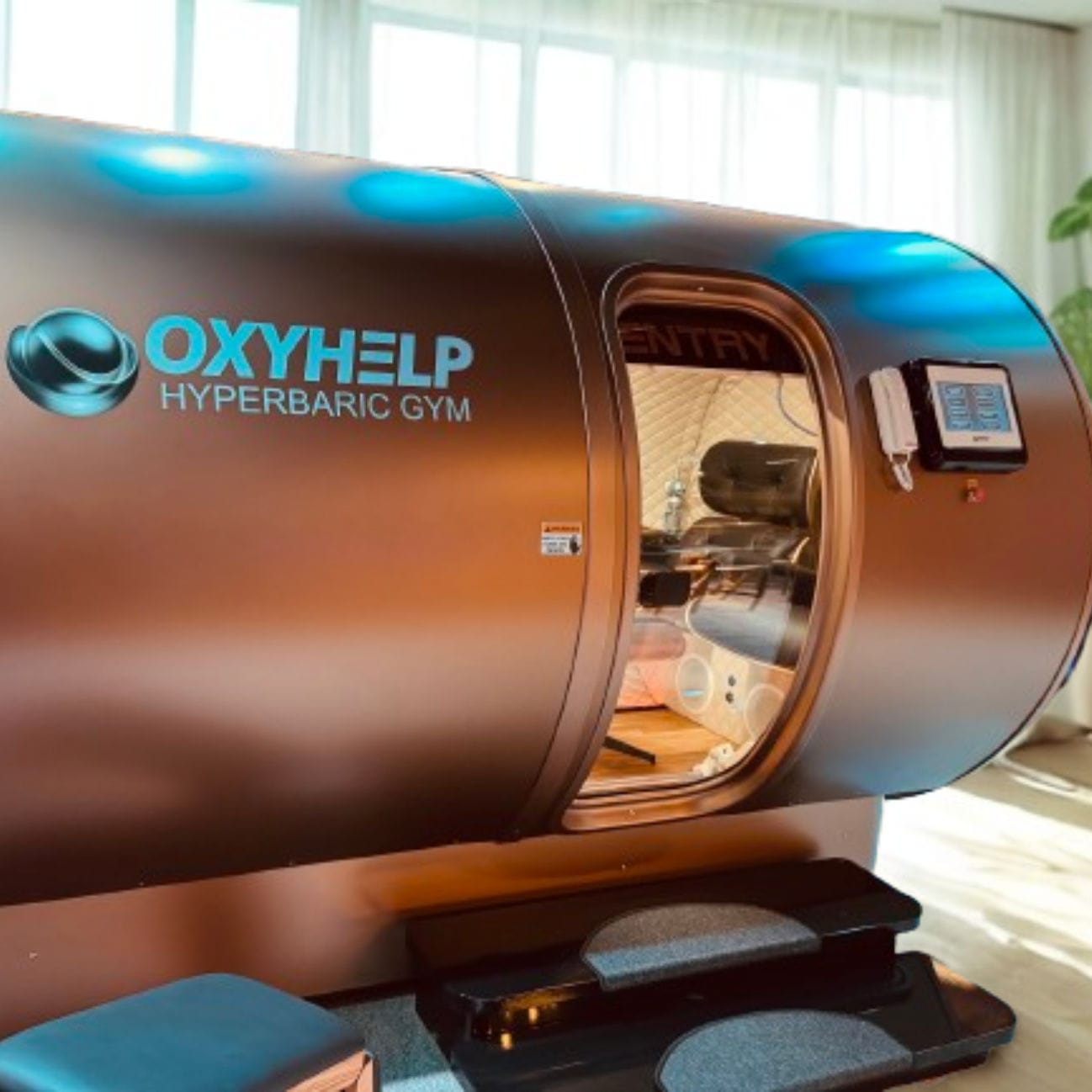 Physical exercise hyperbaric room - OXYHELP Industry - positive pressure