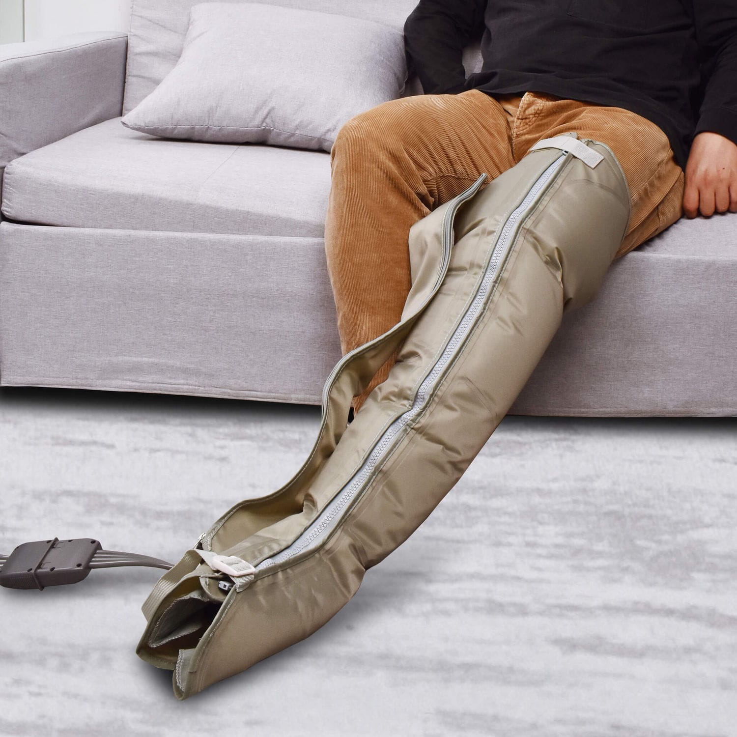 Leg pressure therapy cuff - compression boot for lymphedema - Viatom by ...