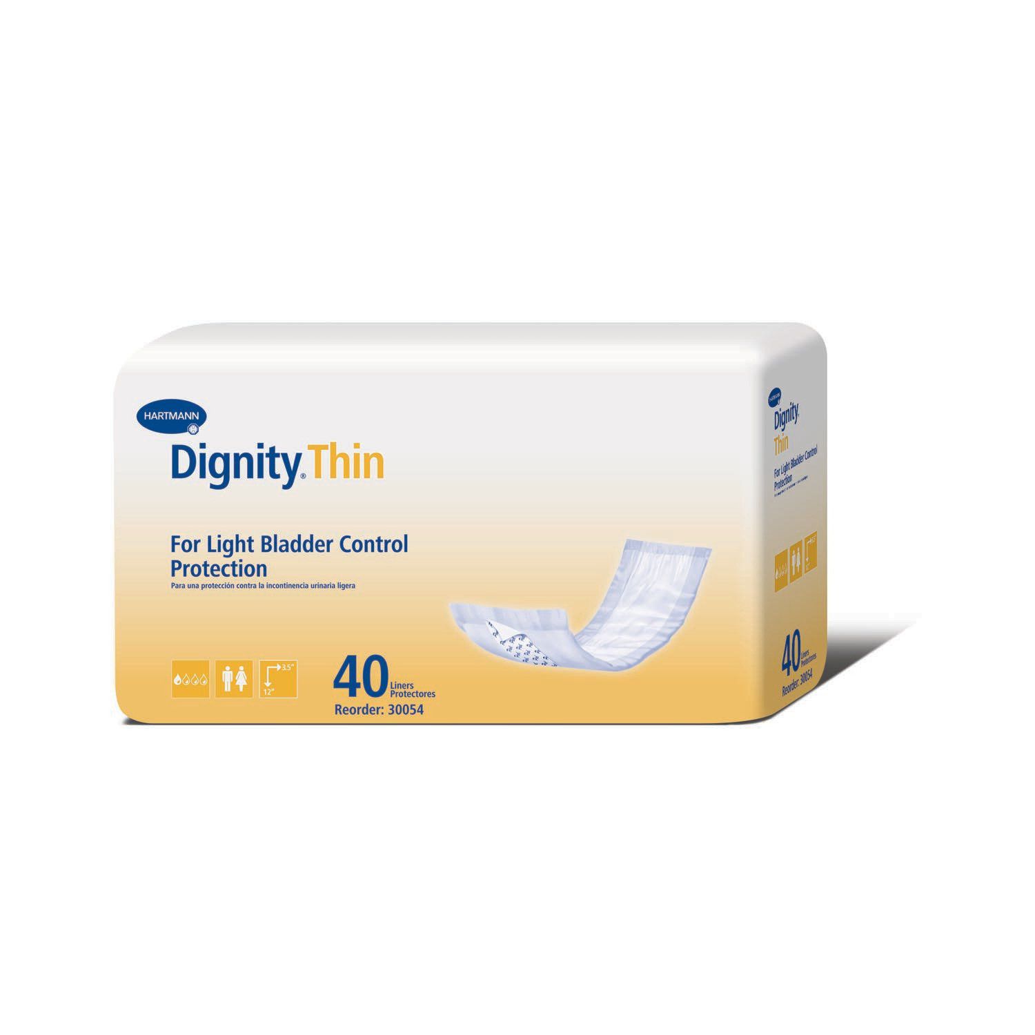 Adult sanitary pad - Dignity® Thin - Hartmann - box of 40 units
