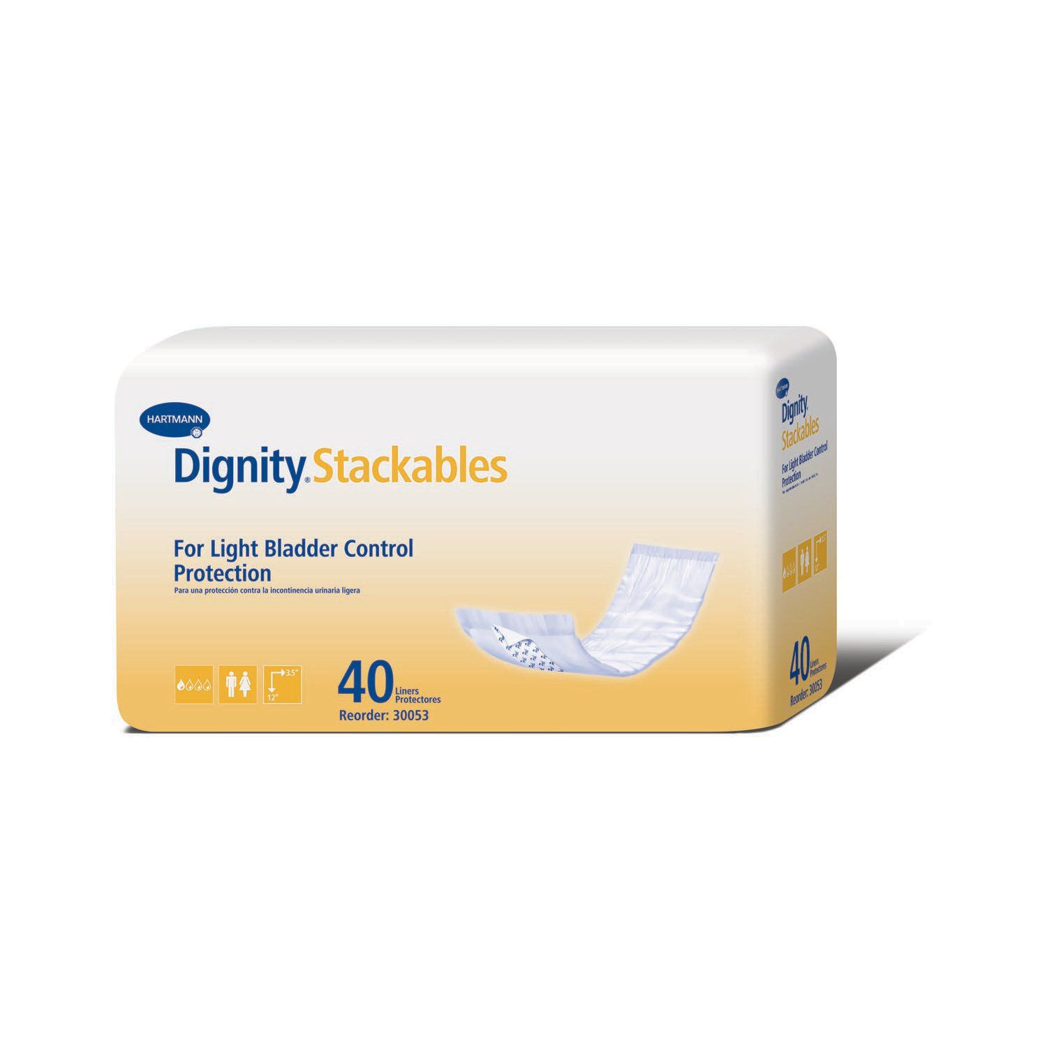 Adult sanitary pad - Dignity® Stackables® - Hartmann - box of 40 units