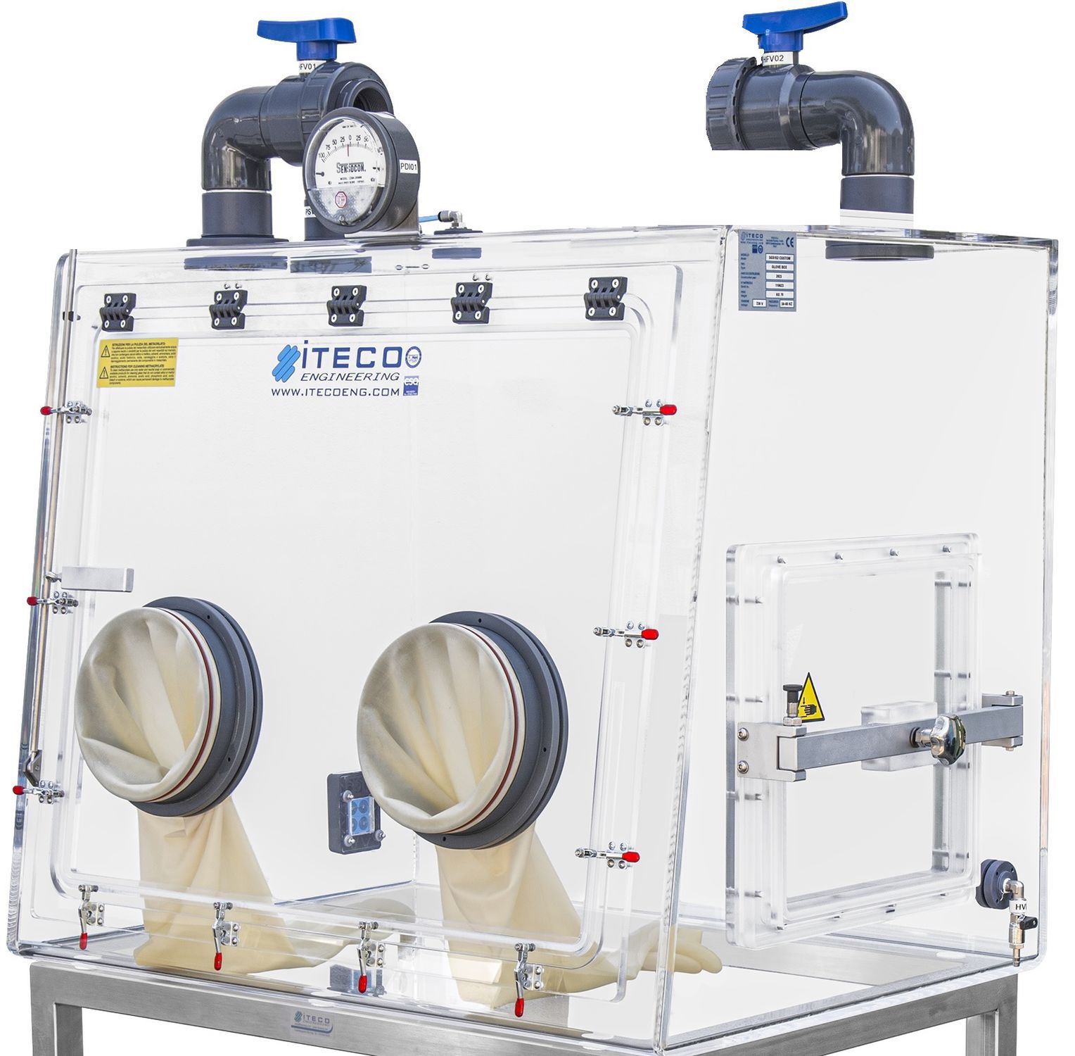 Laboratory glove box - EL 102 - ITECO Engineering Italy - benchtop