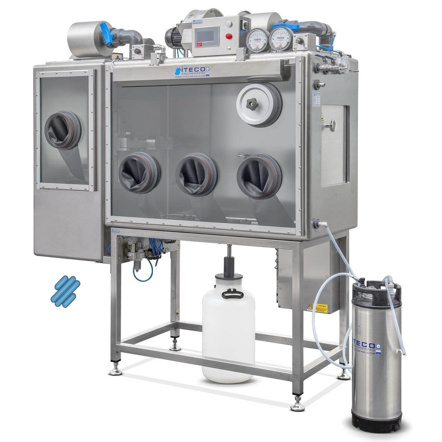 Class III glove box - BIOLAB - ITECO Engineering Italy - for ...
