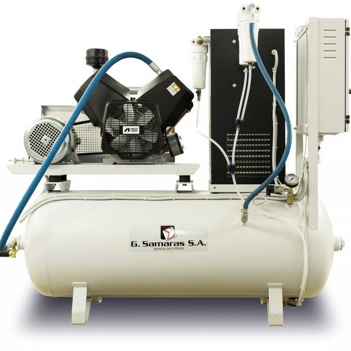 Medical air compressor - G. SAMARAS SA - Medical Gas Solutions - piston