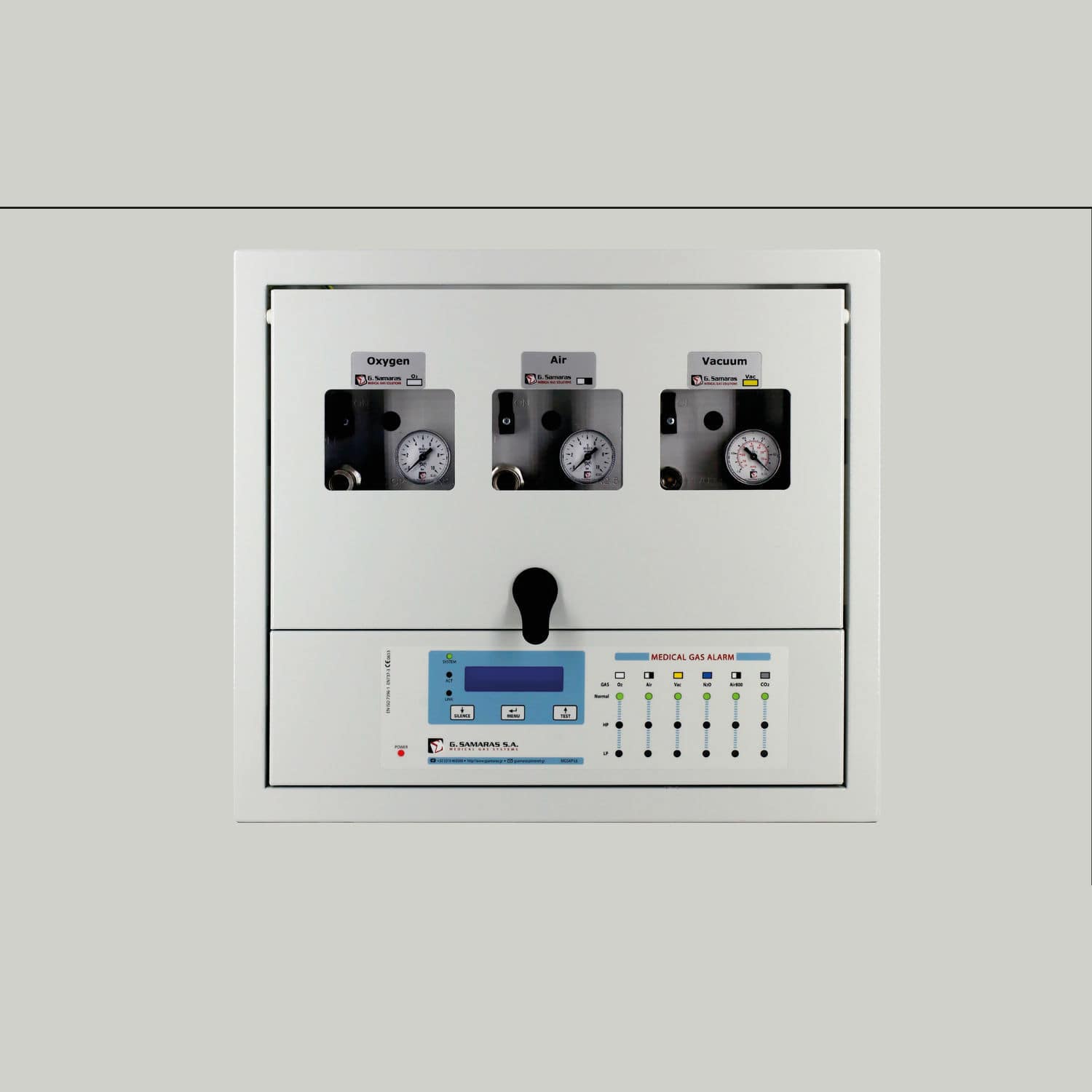 Pressure control unit - KIB GS N - G. SAMARAS SA - Medical Gas Solutions - gas / medical / digital