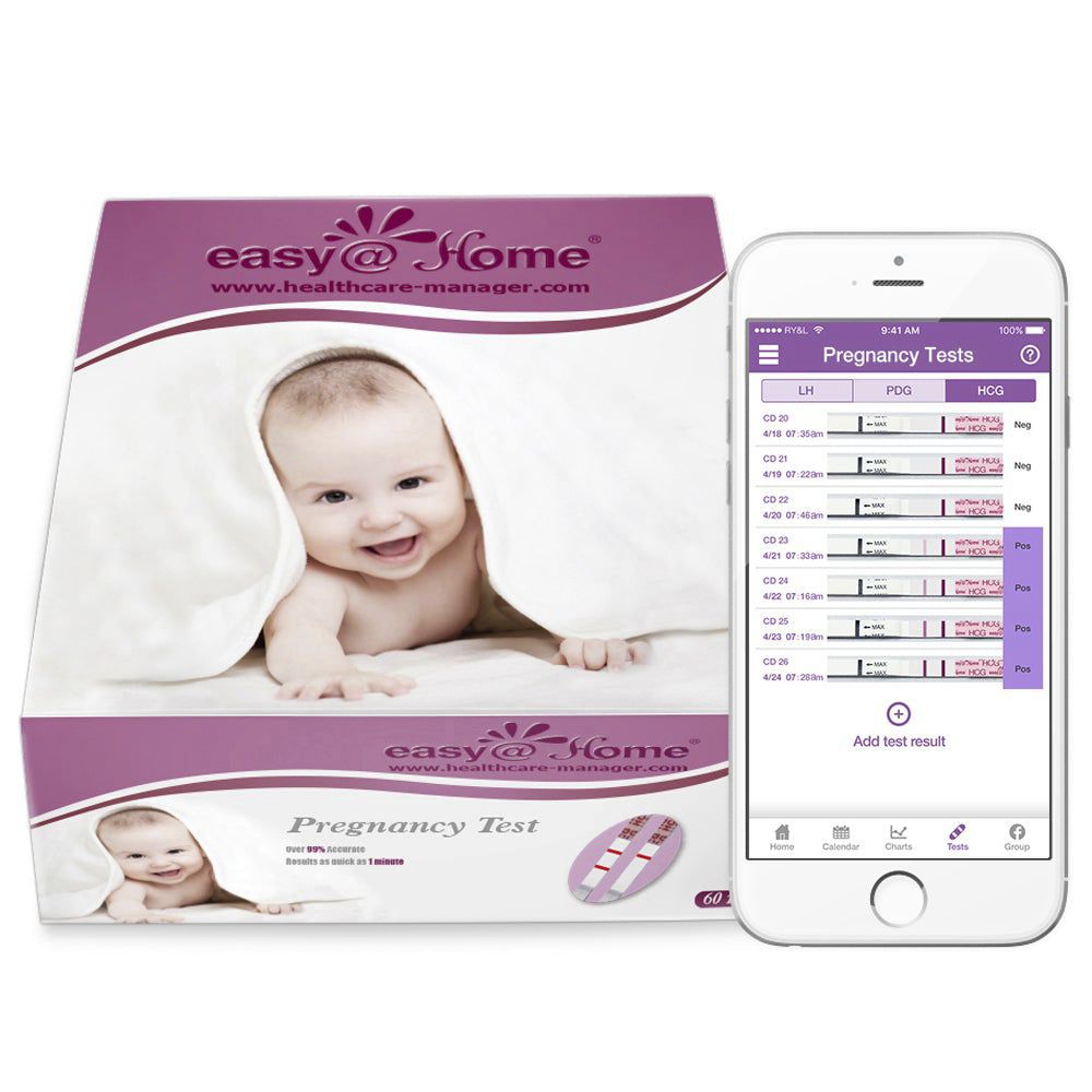 Pregnancy test - EZW1-S:60 - Easy Healthcare - hCG / urine