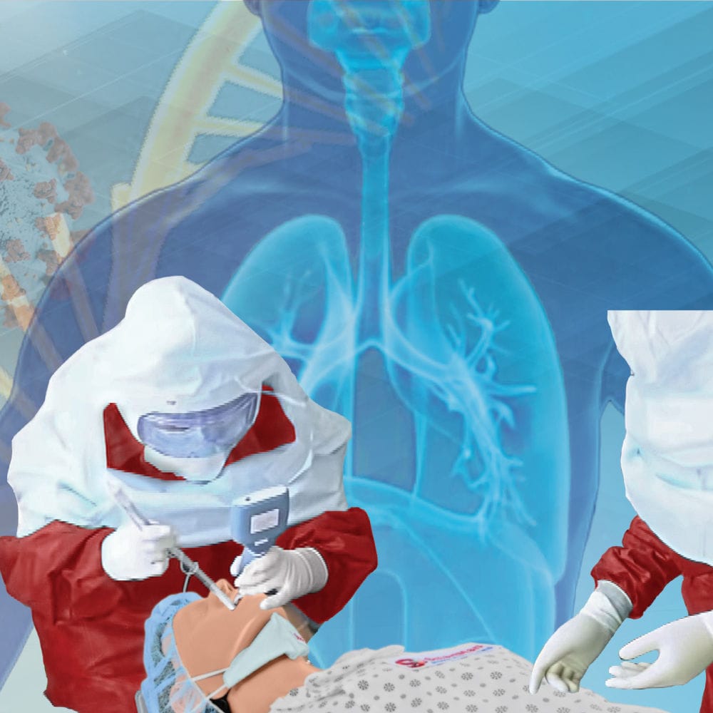 COVID-19 simulator - RSIM ARDS - SmartMan - training / intravenous ...