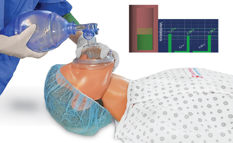 Training simulator - SmartMan - artificial ventilation / for general ...