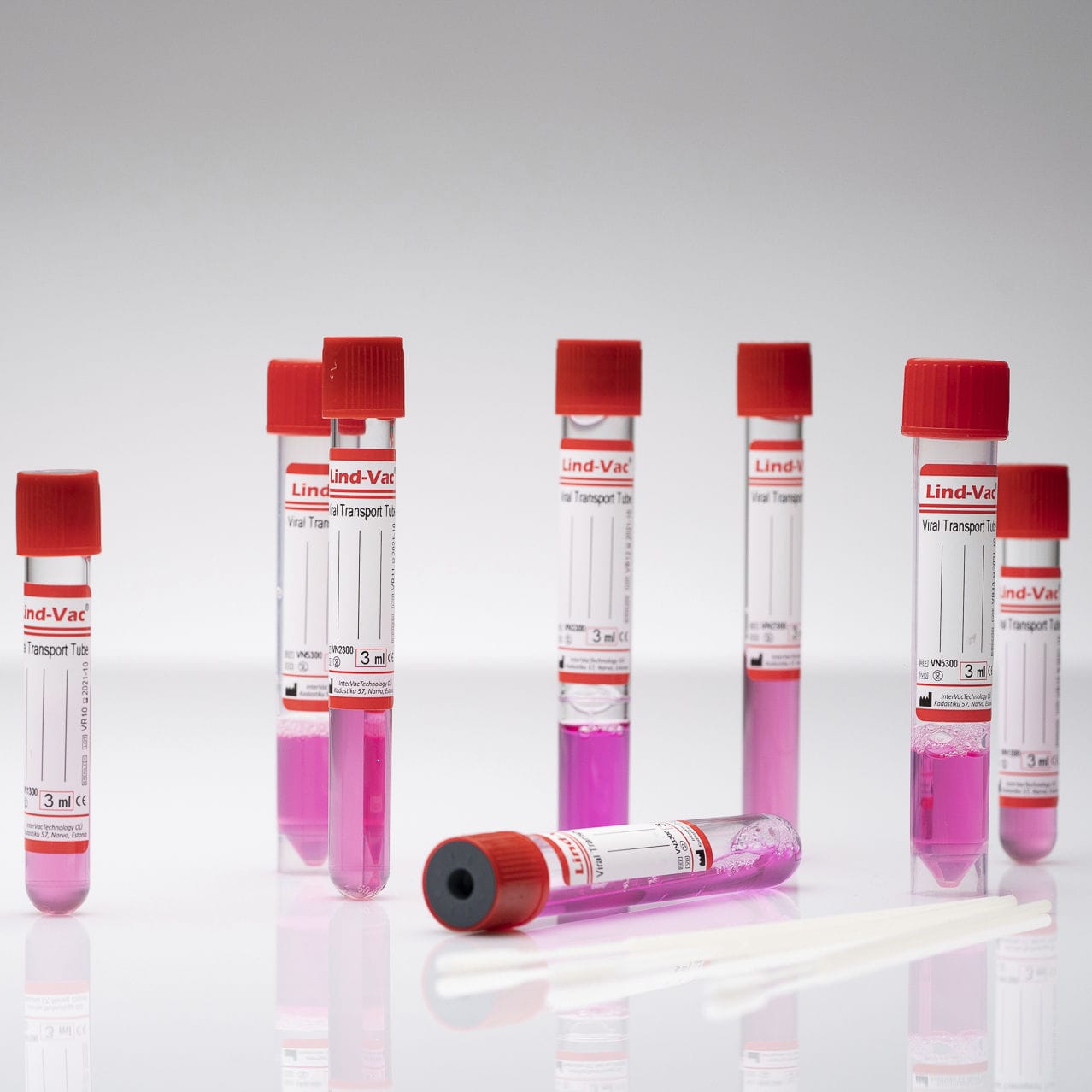 Cylindrical sample tube - VN series - OÜ InterVacTechnology - transfer