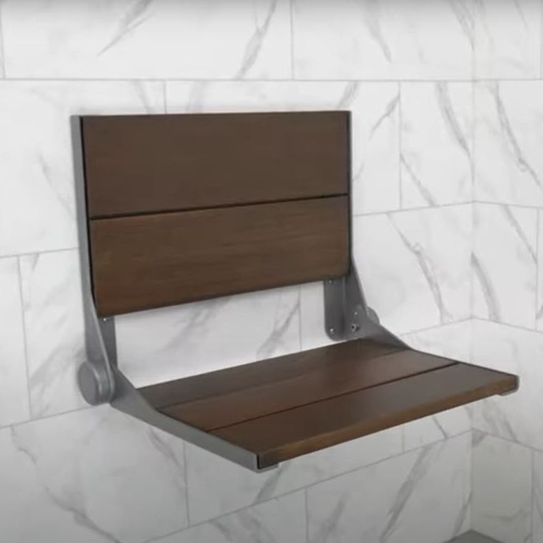 Shower seat with backrest - SerenaSeat - HealthCraft Products - folding ...