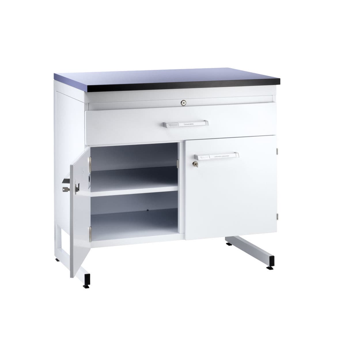 Laboratory material cabinet - EXPLORIS® - Köttermann - laboratory ...
