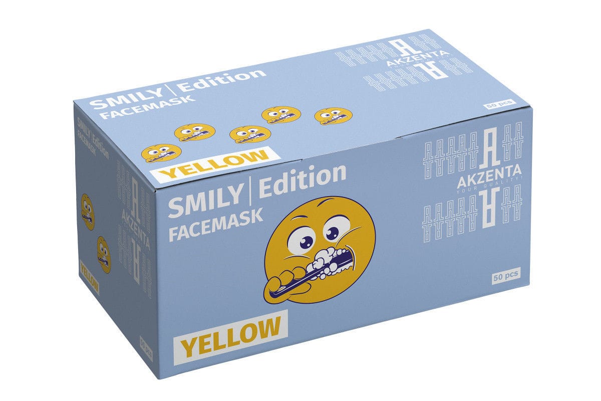 Type IIR surgical mask - FMEB2+SMILY, FMEB2+SMILY1 - Akzenta ...