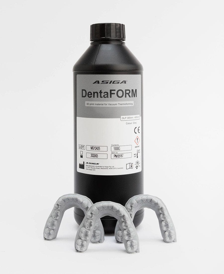 Resin dental material - DentaFORM - ASIGA - for therapeutic splints ...