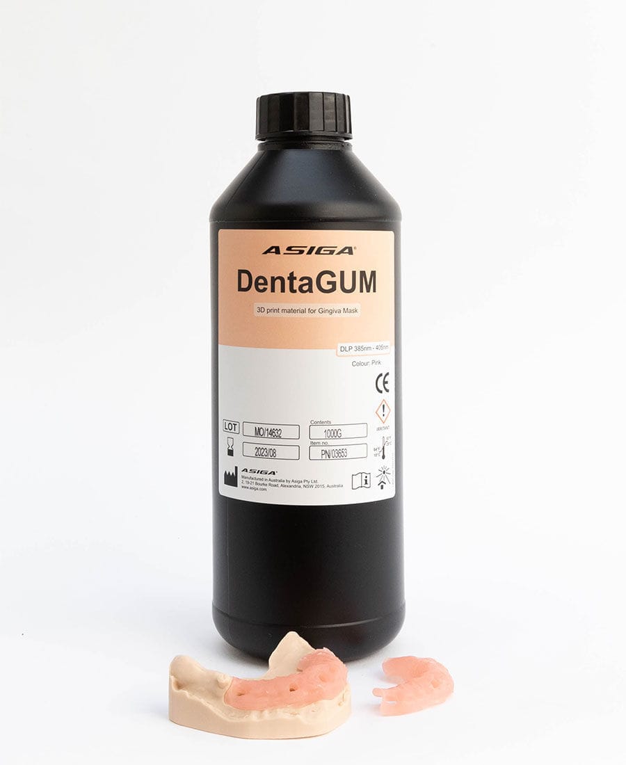Resin dental material - DentaGUM - ASIGA - for 3D printing / gingival ...