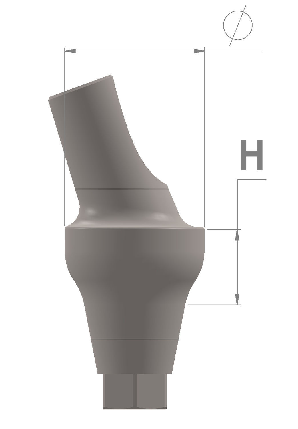 Angled implant abutment / titanium - DENTEO - BIOTECH DENTAL