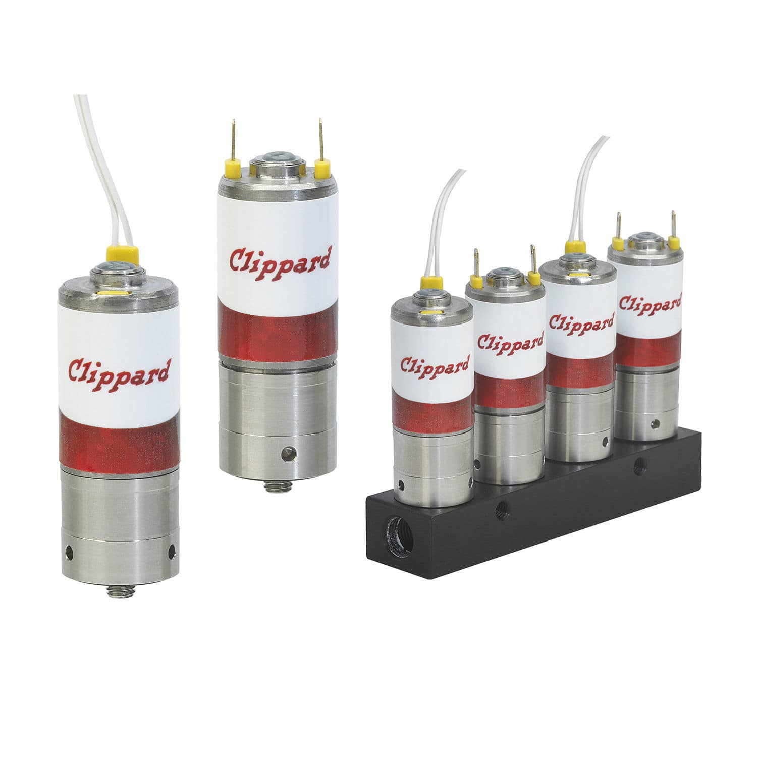 Medical valve - DVP - Clippard - solenoid / proportional / stainless steel