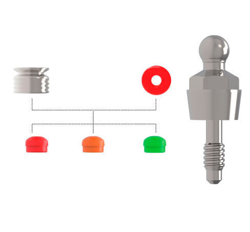 Titanium implant abutment - Ext. Ball - Cowellmedi - external / conical ...